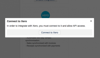 Oncord - Setup The Xero Integration